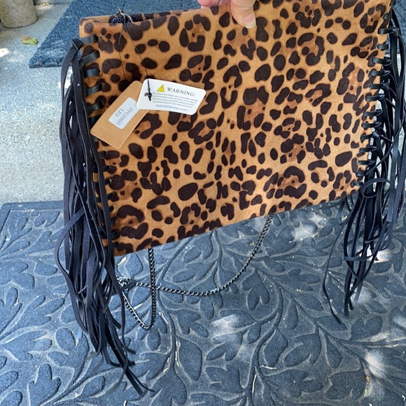 3Am Forever | Bags | 3am Forever Cheetah Leopard Animal Print Fringe ...